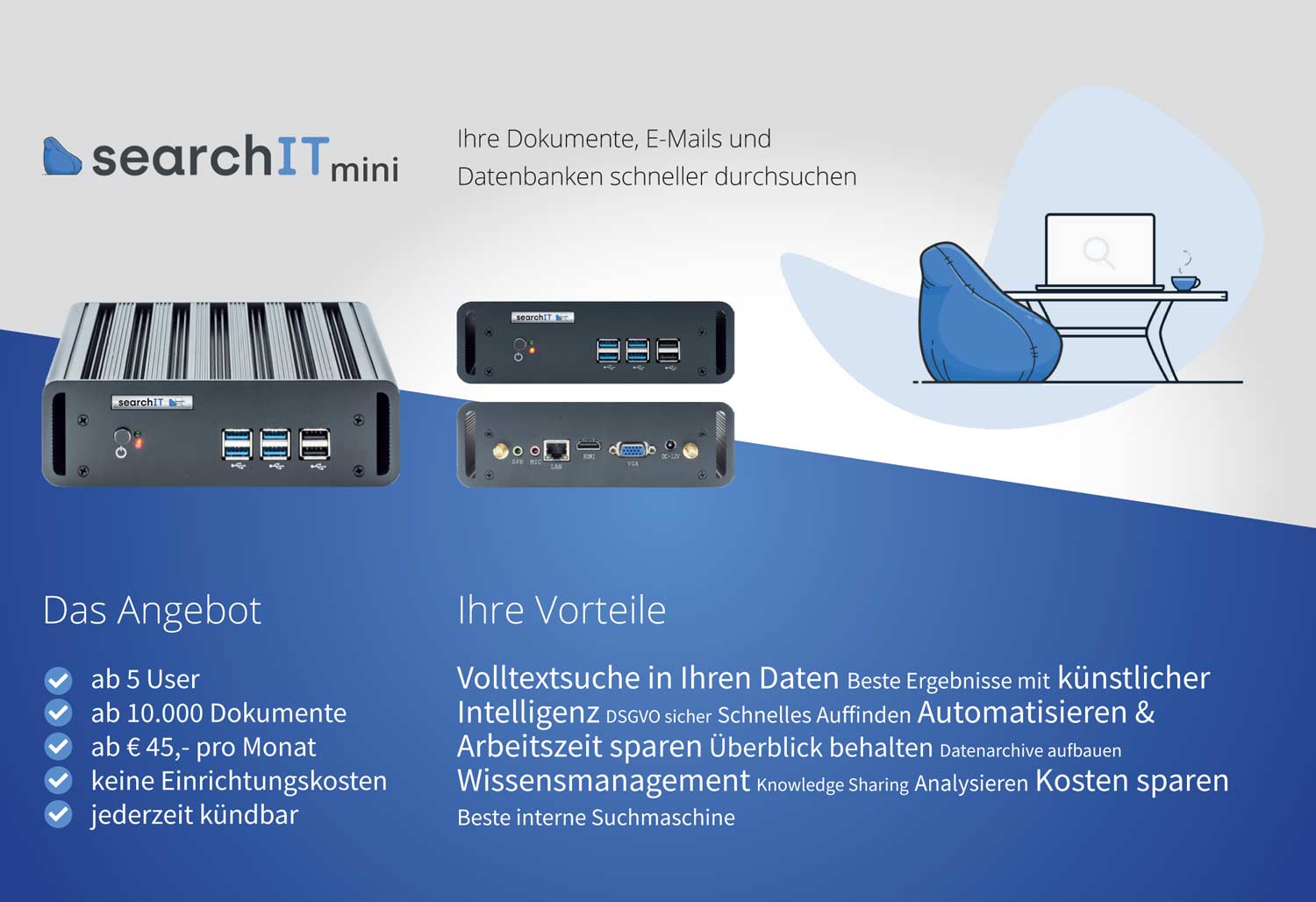 Enterprise Search Software mit Volltextsuche – searchit