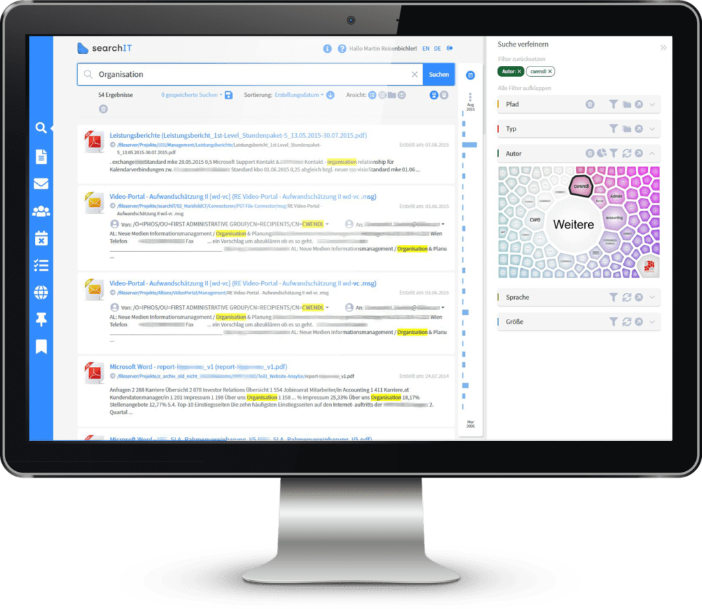 Intranet Search - search IT - Enterprise Search / Volltextsuche