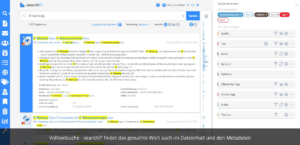 Full text search - searchit - Enterprise Search / Volltextsuche